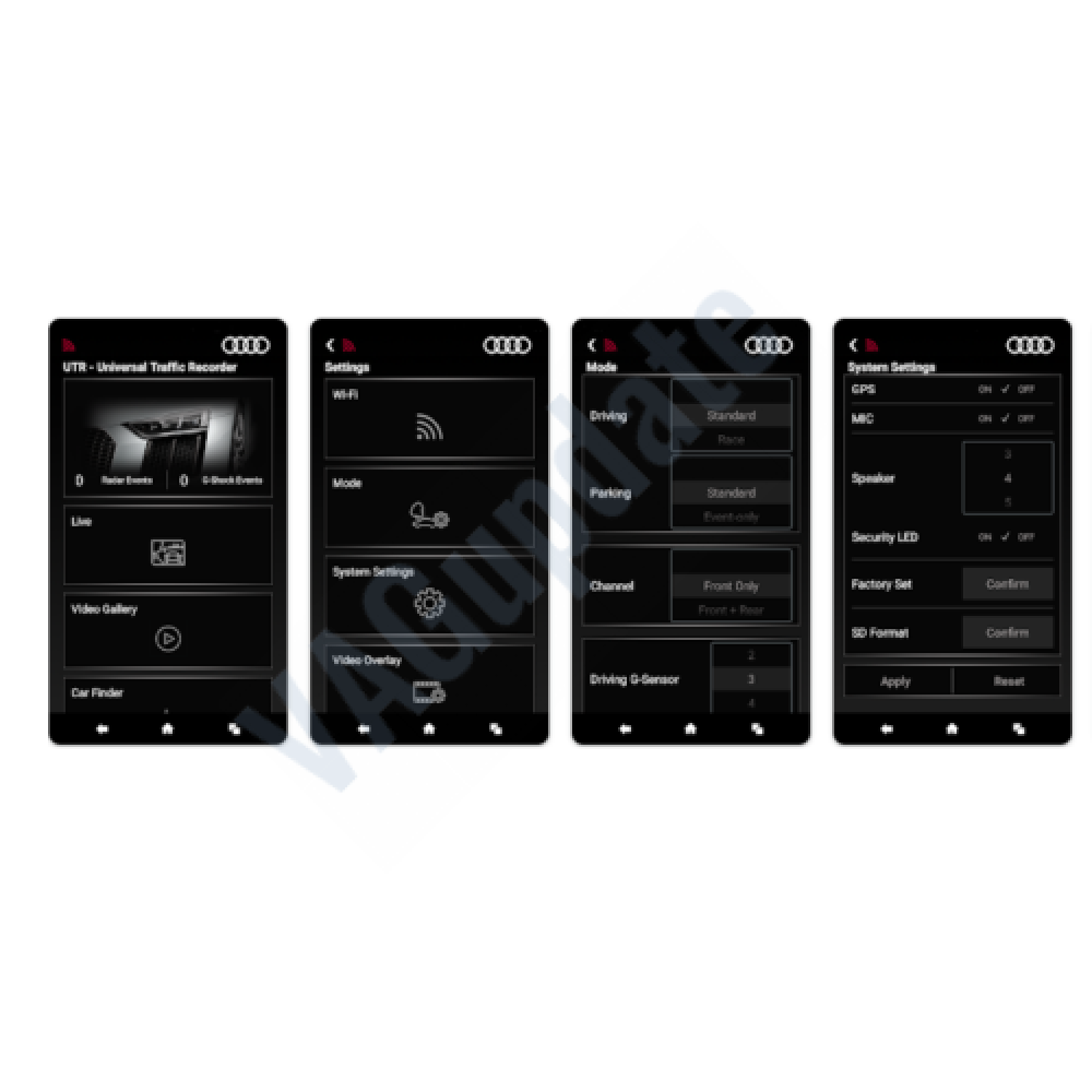 Audi Universal Traffic Recorder Front Camera