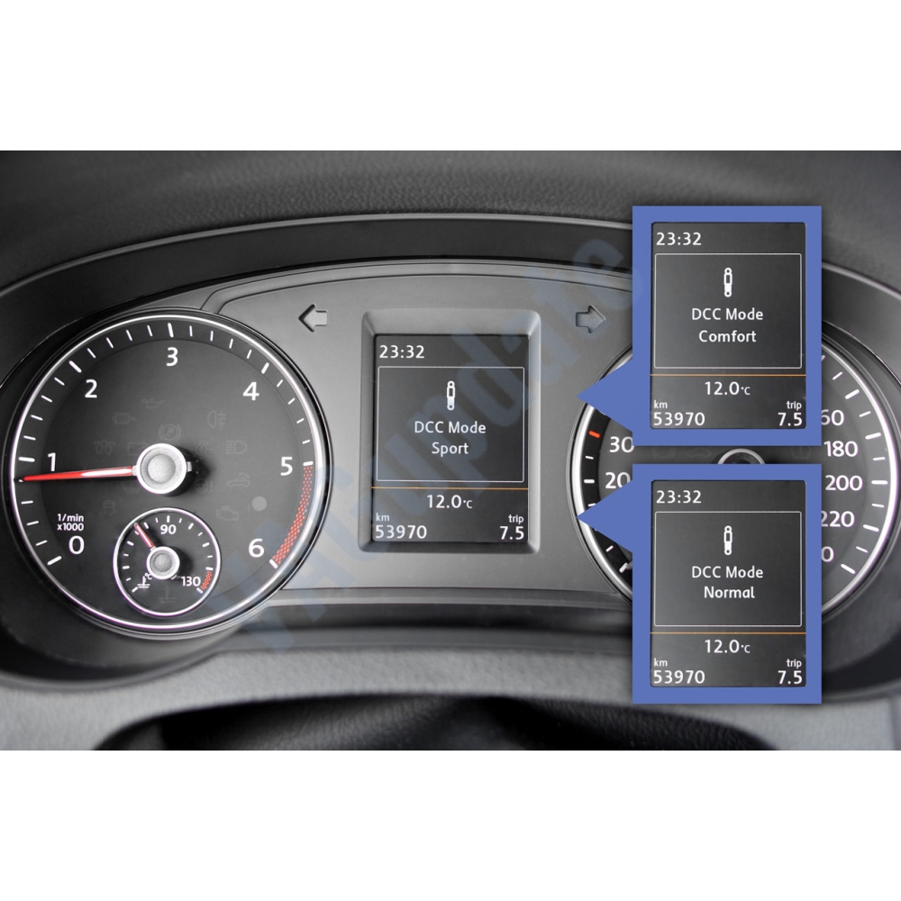 Cable set electronic damper control DCC for VW, Seat
