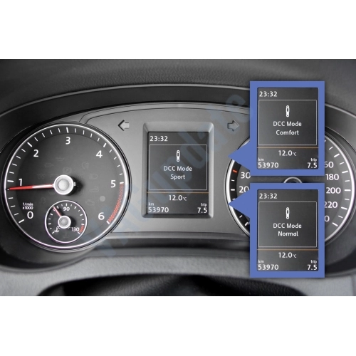 Cable set electronic damper control DCC for VW, Seat